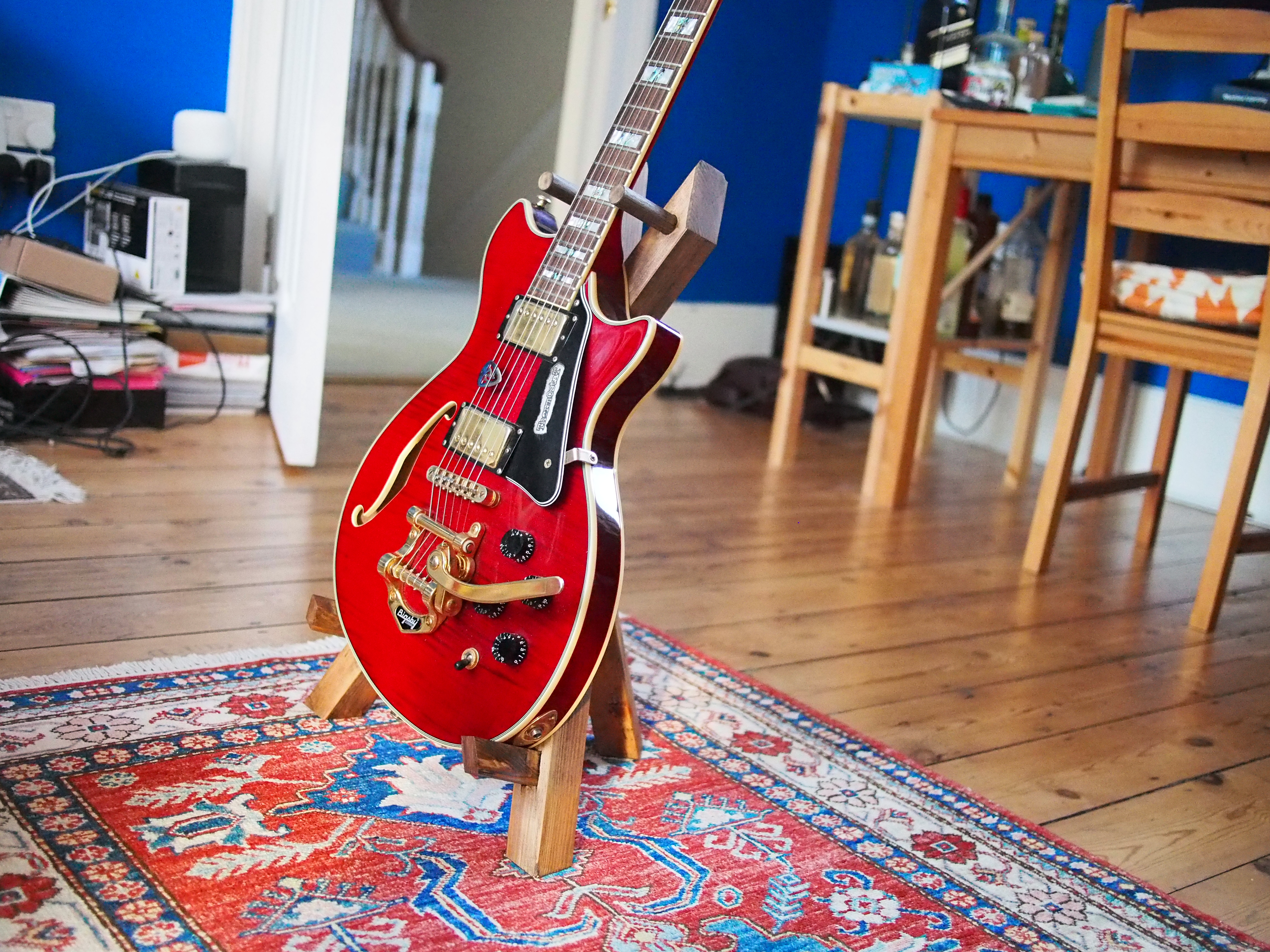 Joinery Guitar Stand · Designing Overload