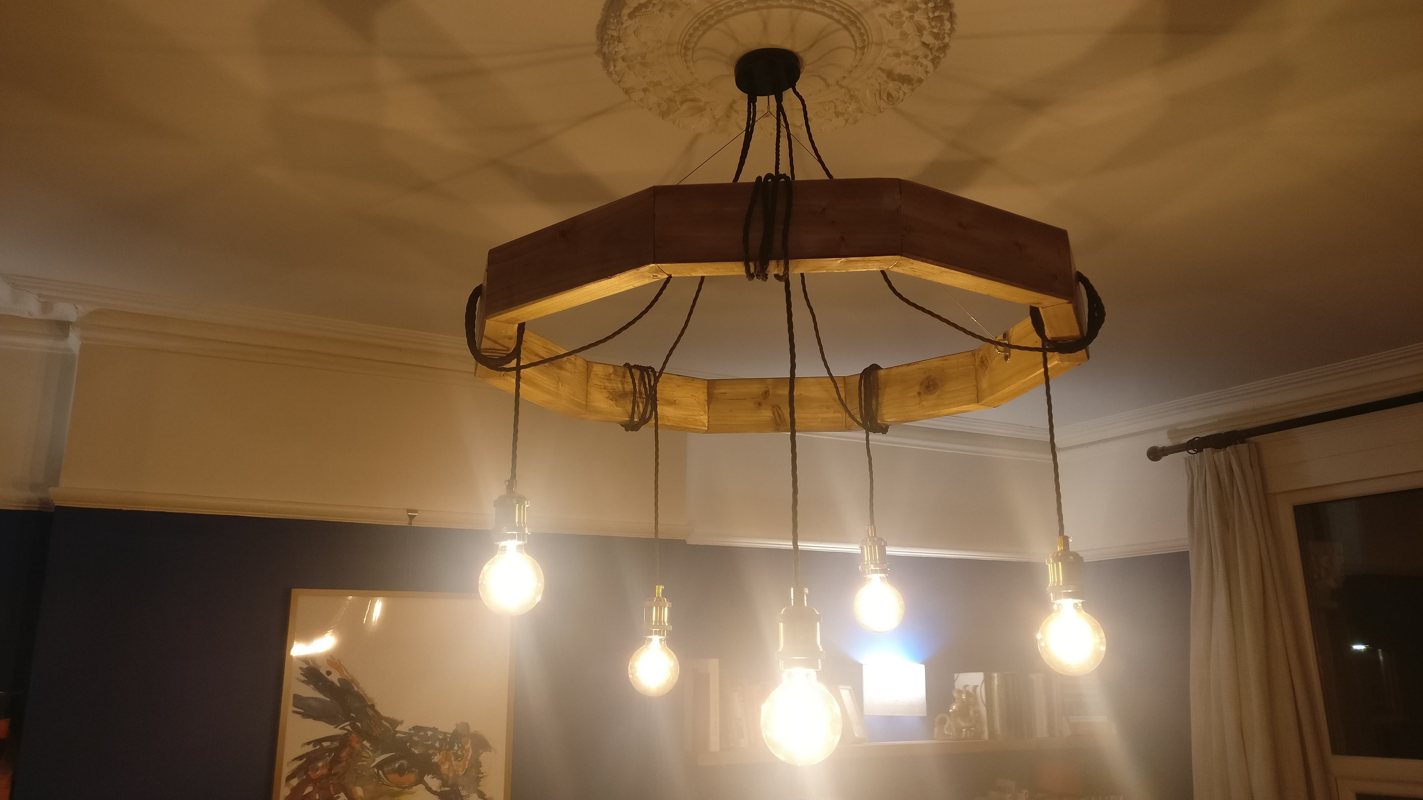 Hanging Cartwheel Light · Designing Overload